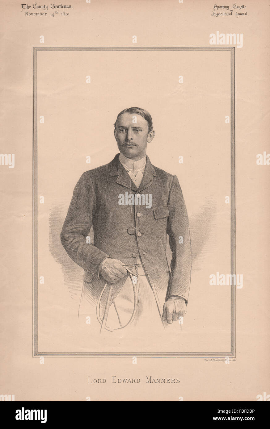 Lord edward manners hi-res stock photography and images - Alamy