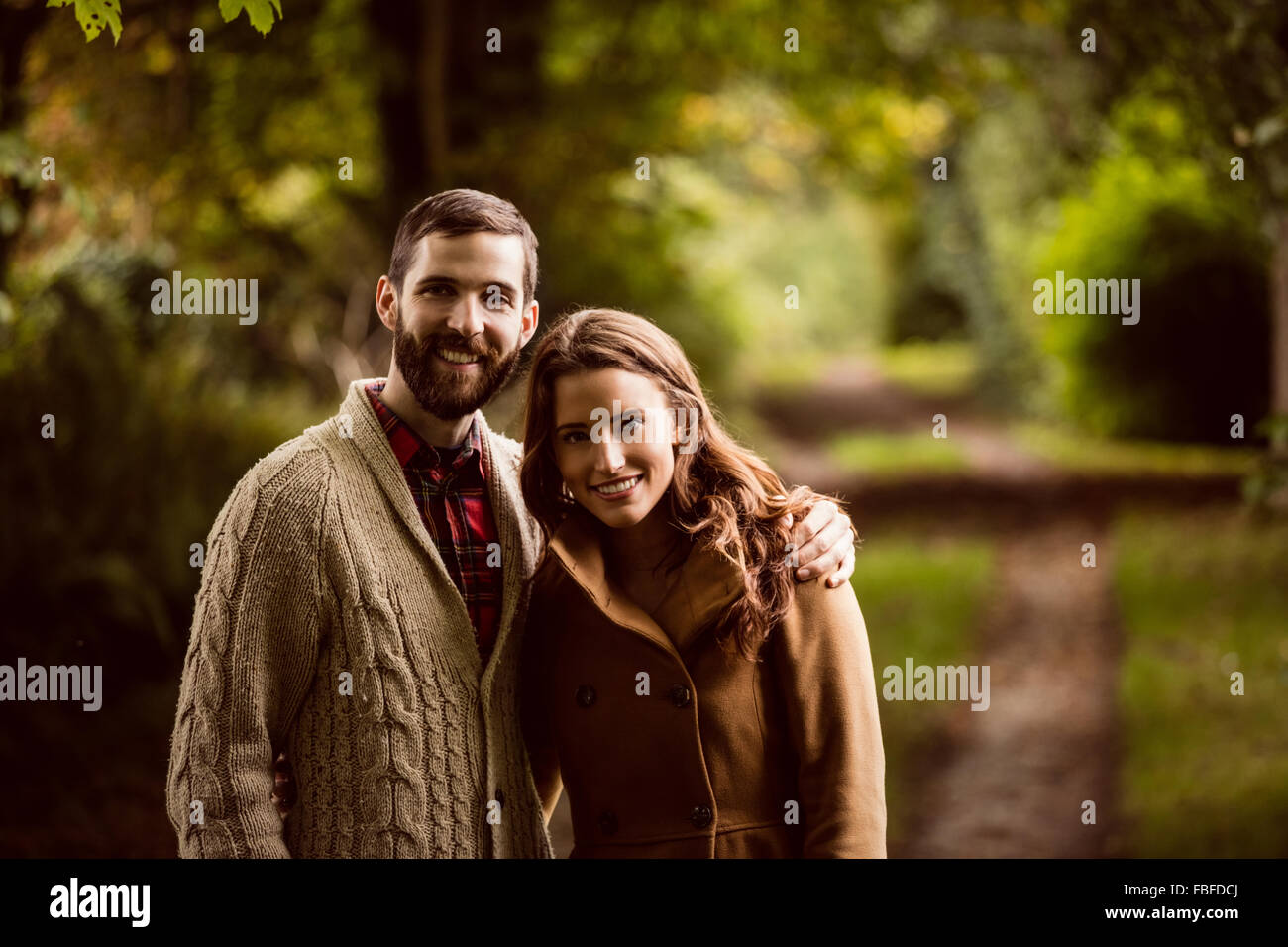 Portrait of smiling couple Stock Photo - Alamy