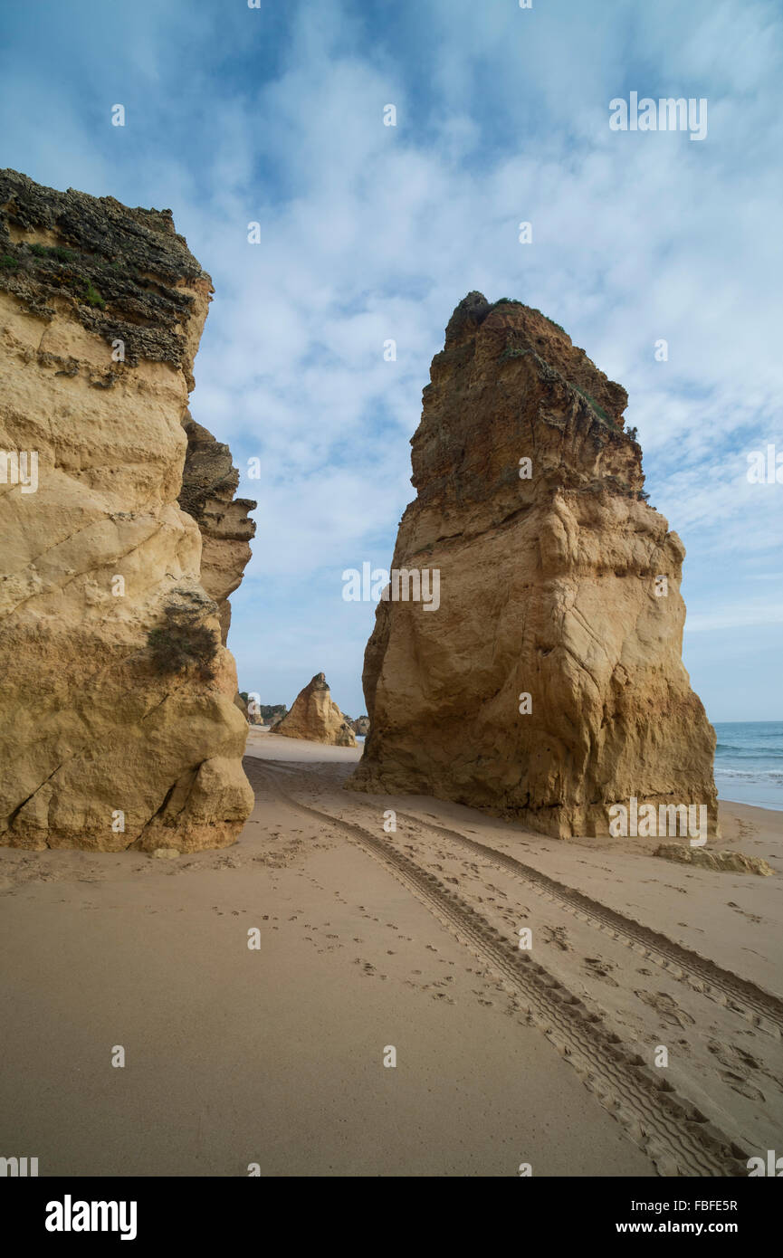 Praia da Rocha beach in the Algarve Portugal Stock Photo - Alamy