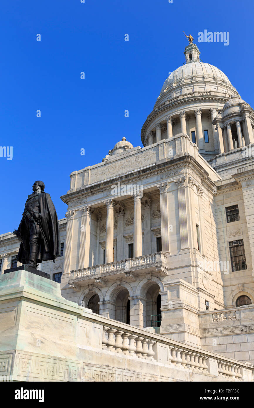 Rhode island providence state house state capitol hi-res stock ...