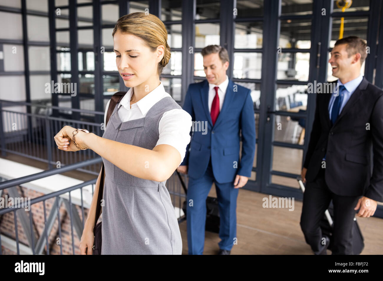 Business people waiting for a meeting Stock Photo - Alamy
