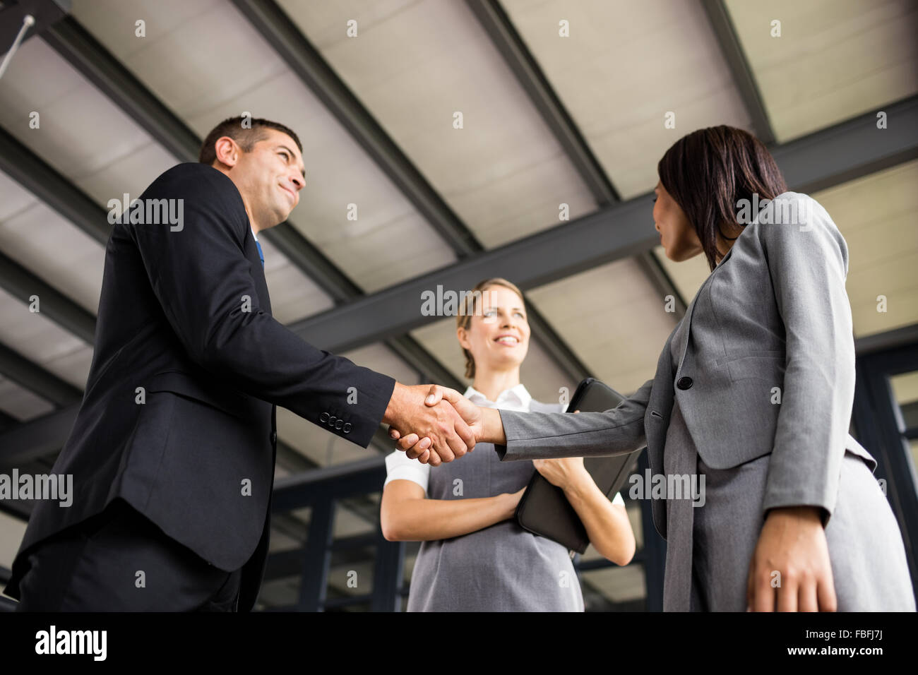 Business people talking handshake hi-res stock photography and images ...