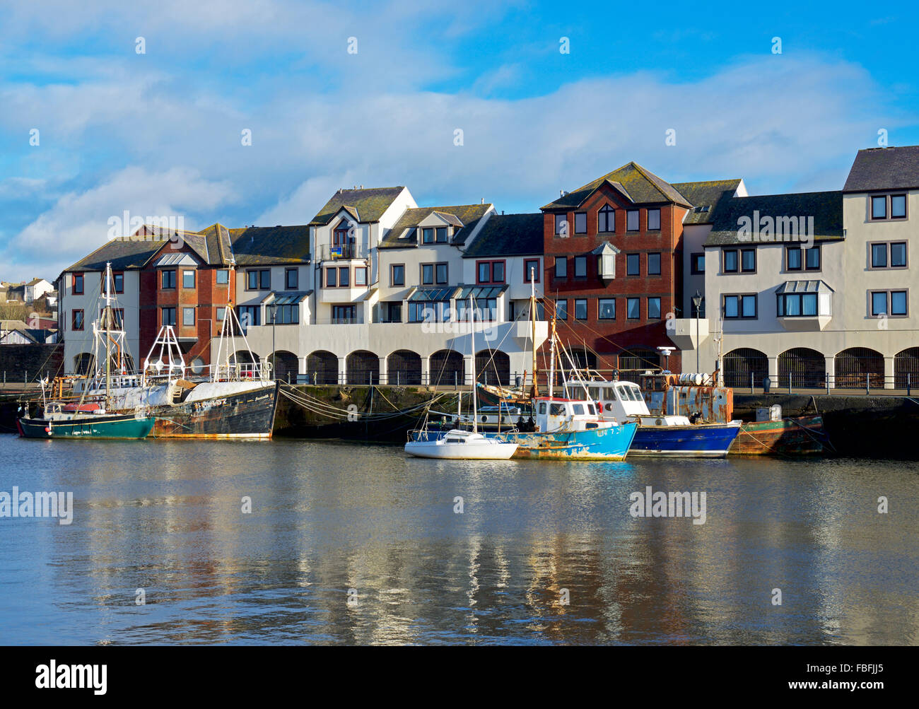 The harbour, Maryport, West Cumbria, England UK Stock Photo - Alamy