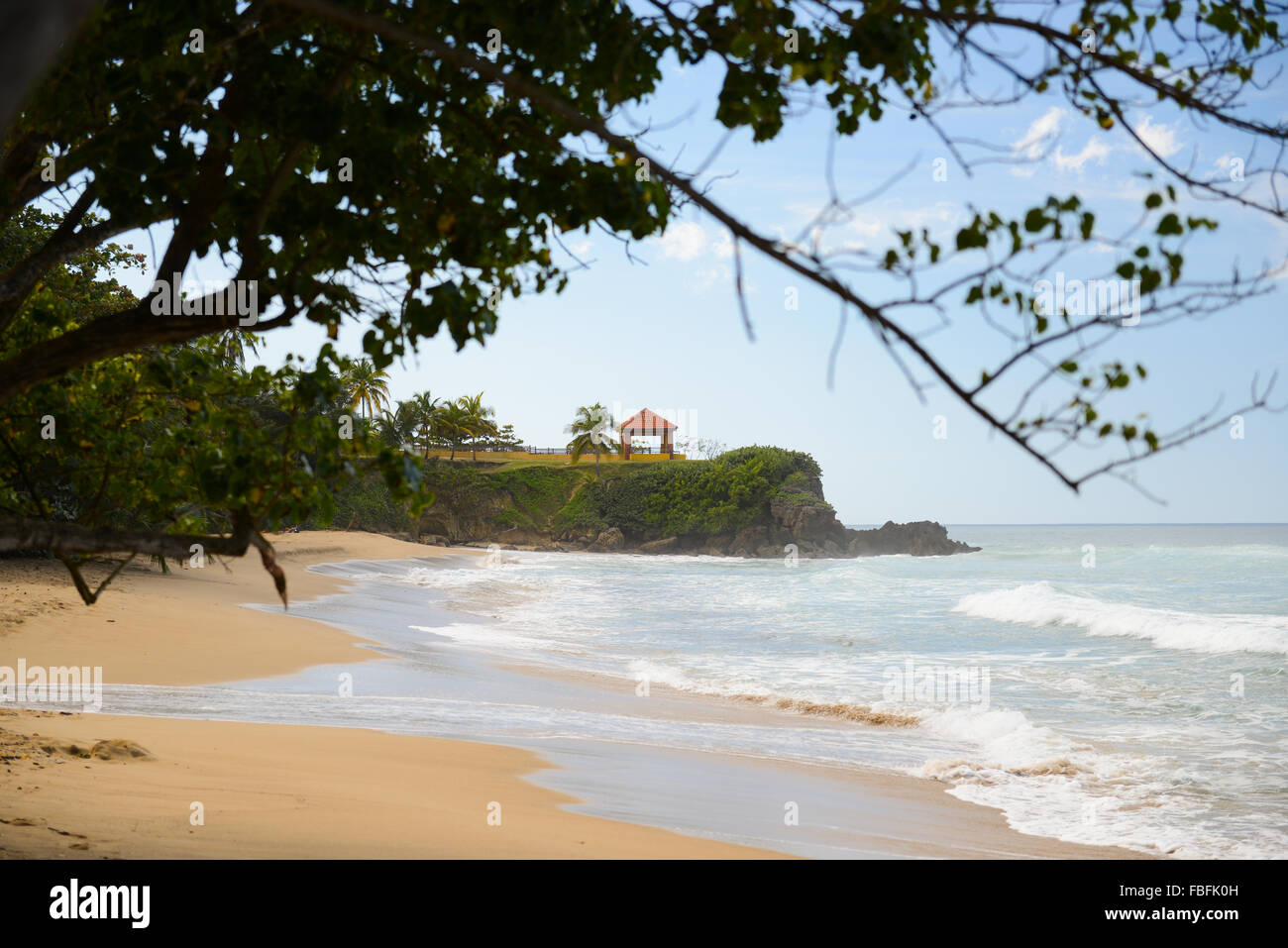 Fantastic view of Dome's Beach. Rincon, Puerto Rico. USA territory ...