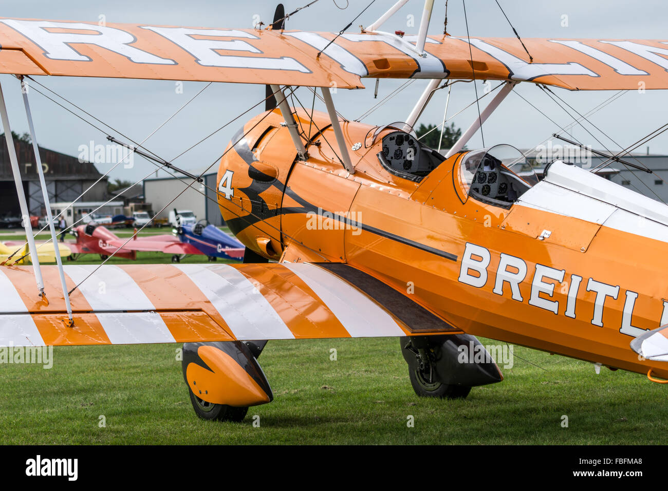 Breitling Wingwalkers Boeing Stearman Stock Photo - Alamy
