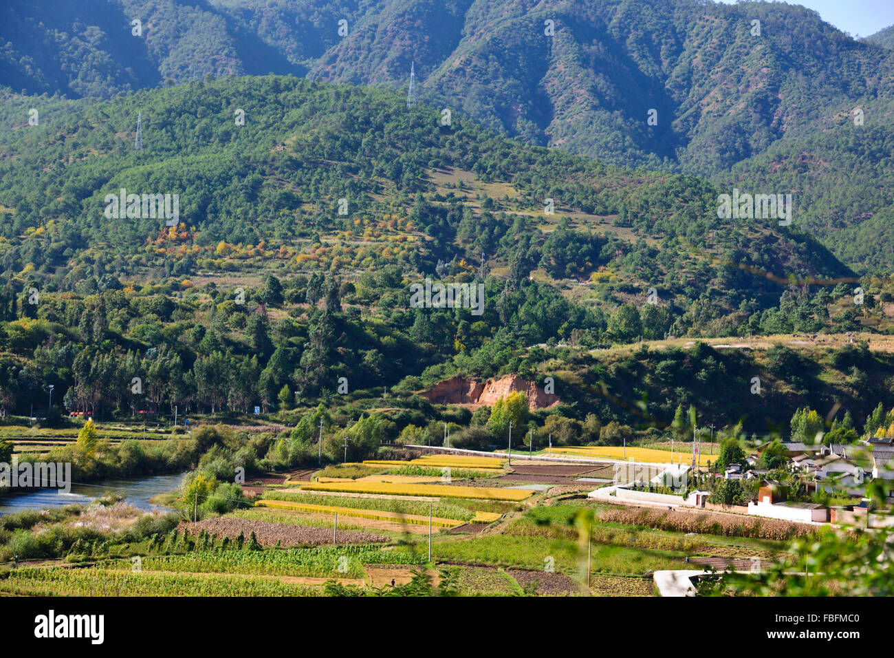 Old Theatre Inn,Village,surrounding countryside,Jiang River,Duanjiadeng ...