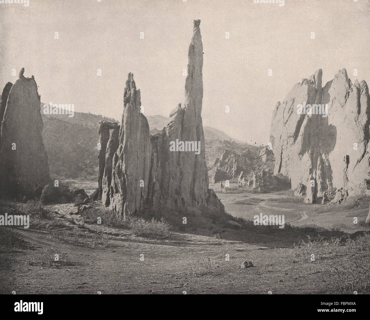 Cathedral Spires, Garden of the Gods, Colorado Springs, Colorado, print ...