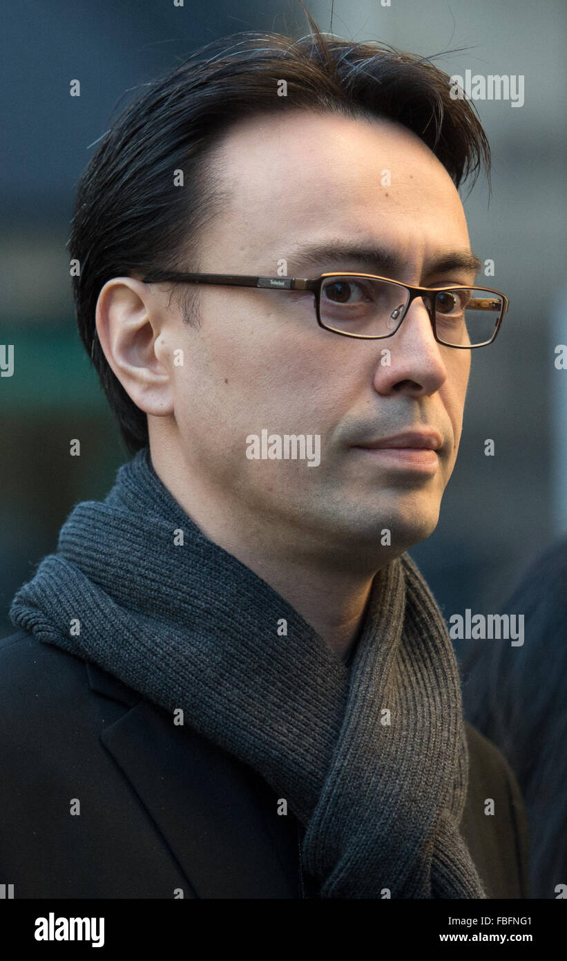 Leipzig, Germany. 14th Jan, 2016. The son of conductor Kurt Masur, Ken ...