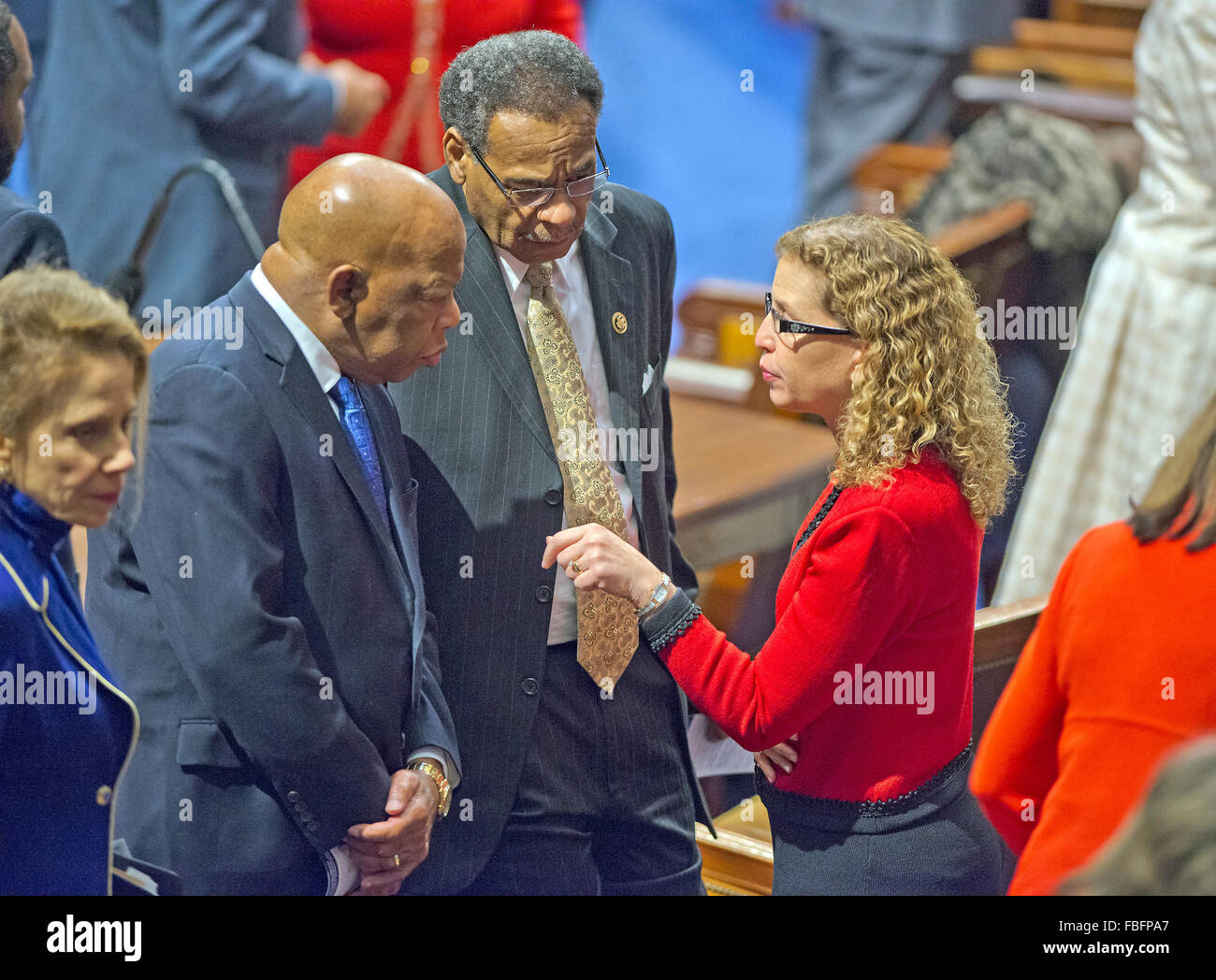 United States Representatives John Lewis (Democrat of Georgia), left ...