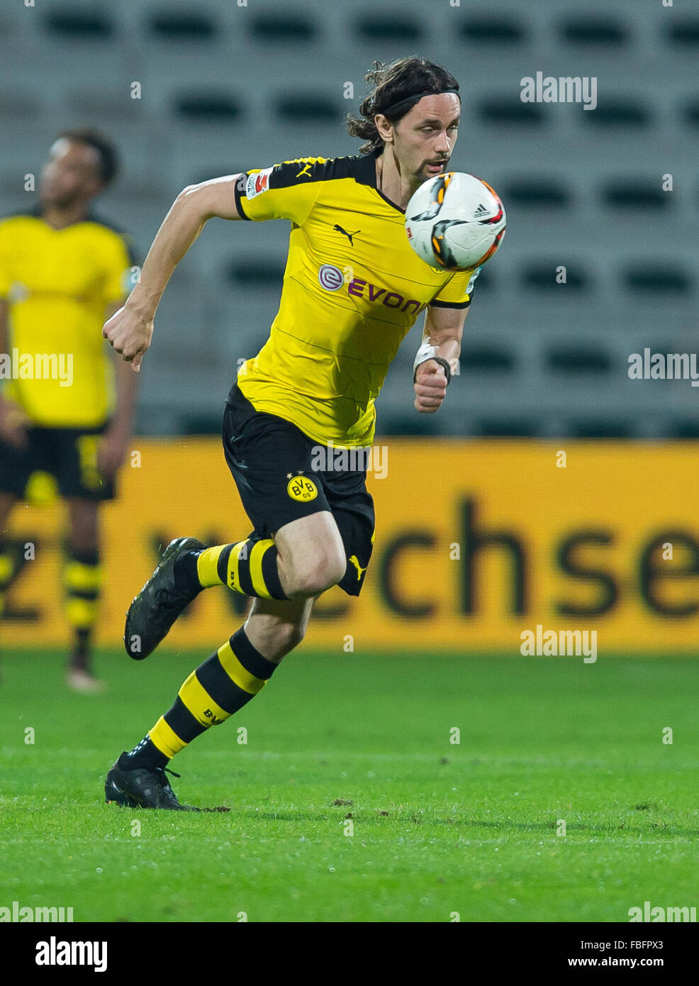 Dubai, UEA. 12th Jan, 2016. Dortmund's Neven Subotic in action during ...