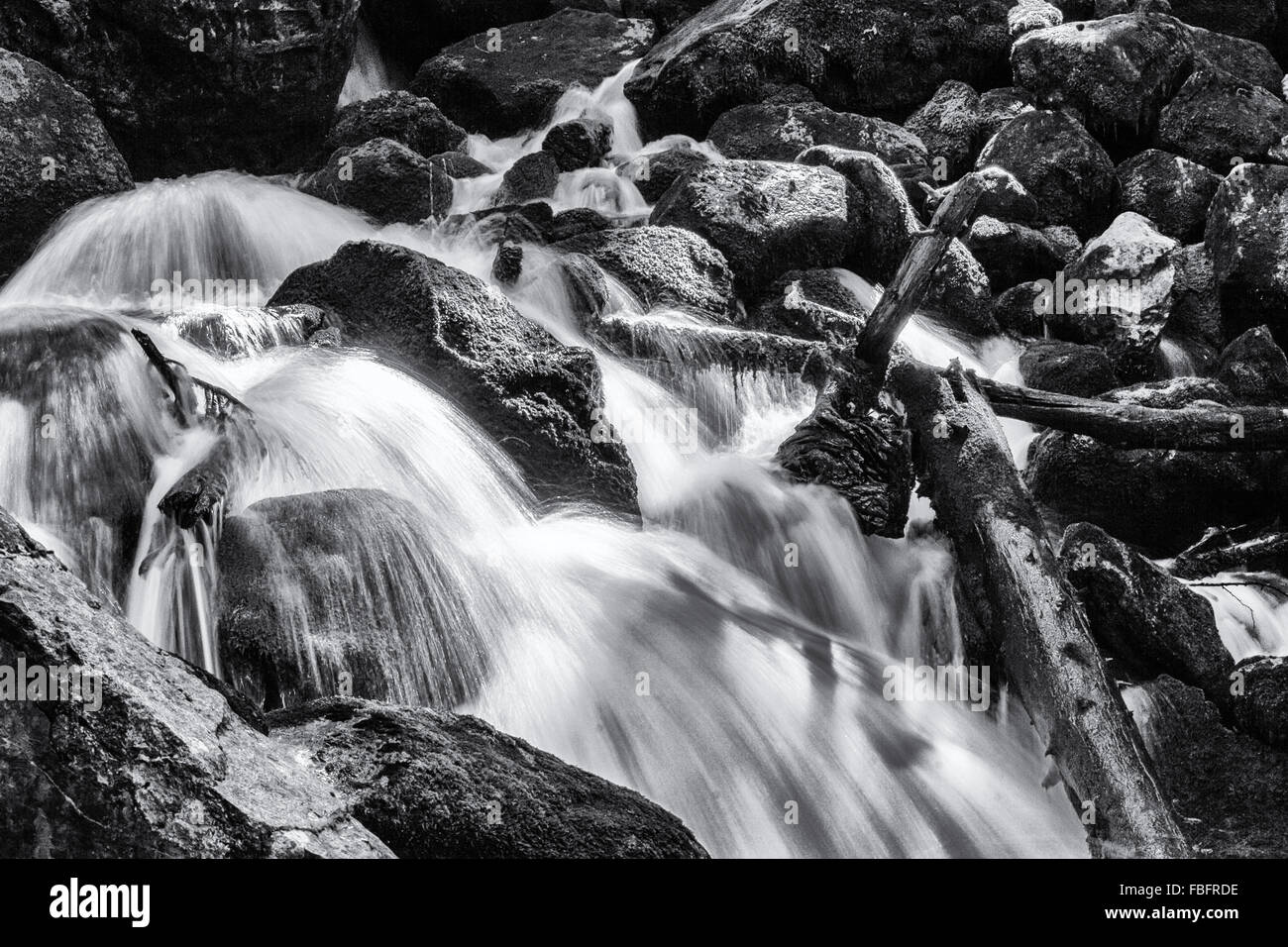 Rushing water at The Eyes of the Devil or Eyes of Jupiter waterfall ...