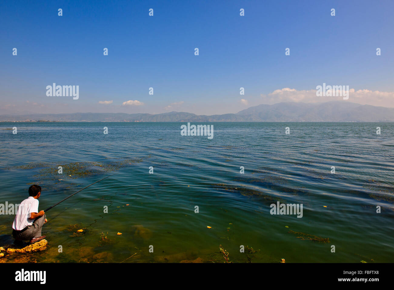 Er Hai Lake, 12 miles east of Dali.,Dali,Yunnan Province, PRC, People's ...