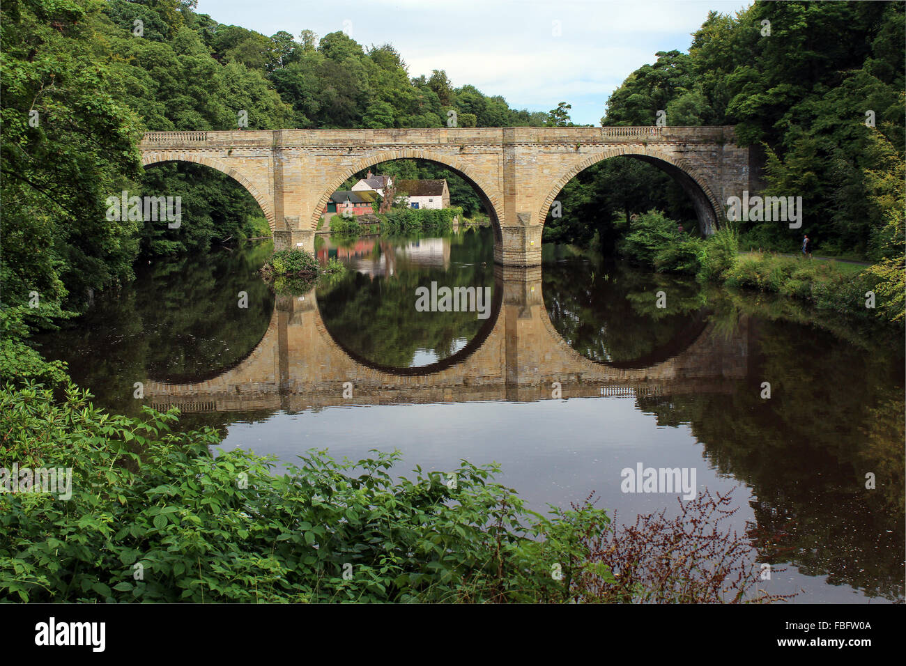 View of Prebends Bridge, Durham City, England Stock Photo - Alamy