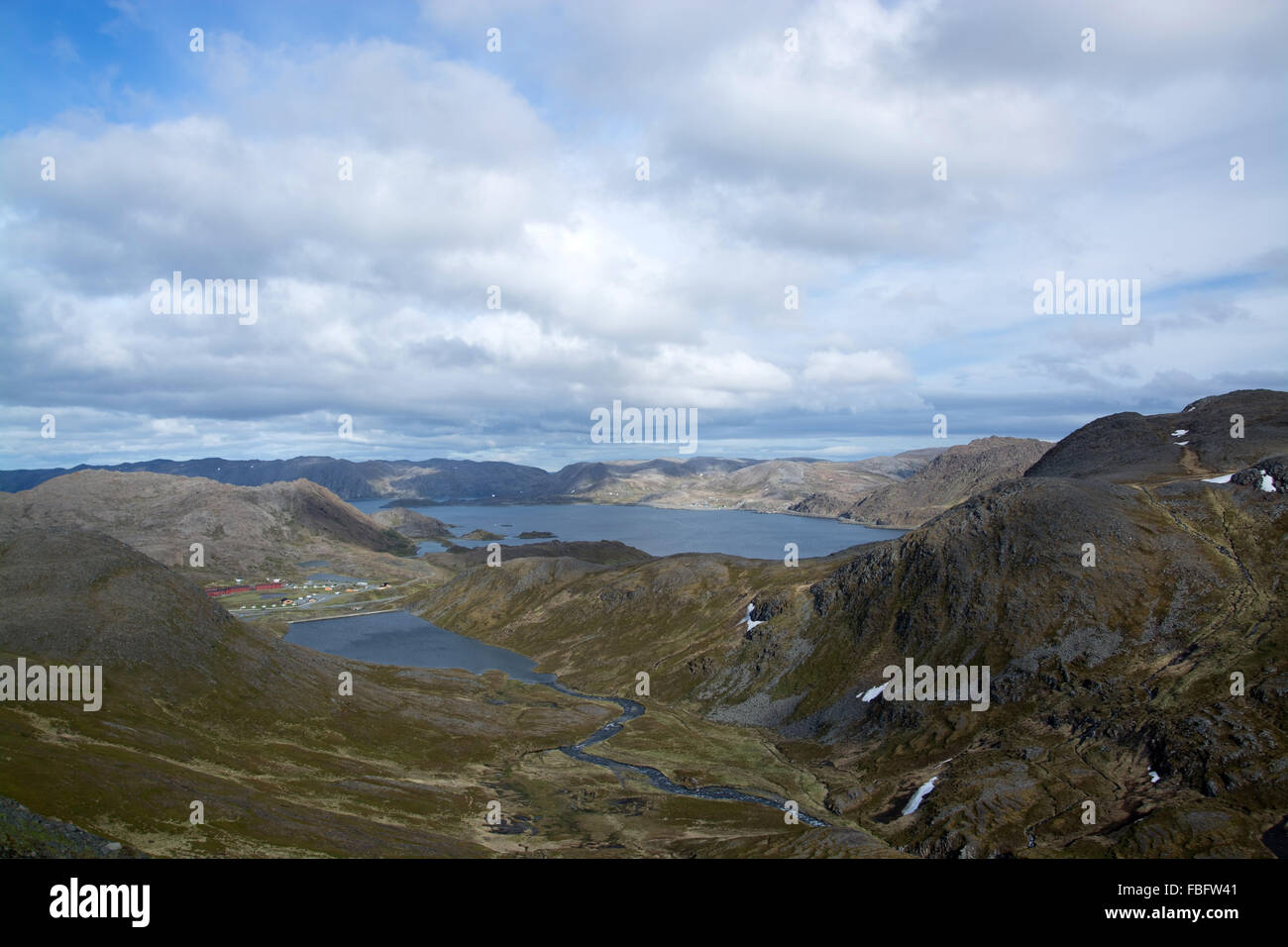 In Norway at the island Mageroya, at one of the northern cliffs the ...