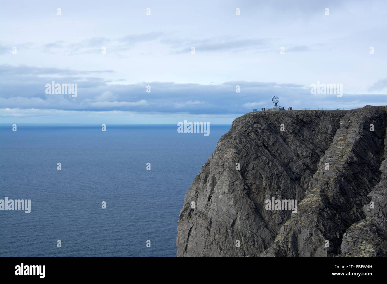 In Norway at the island Mageroya, at one of the northern cliffs the ...