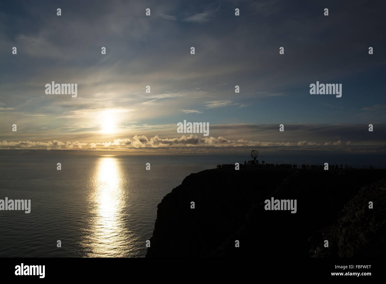 In Norway at the island Mageroya, at one of the northern cliffs the ...