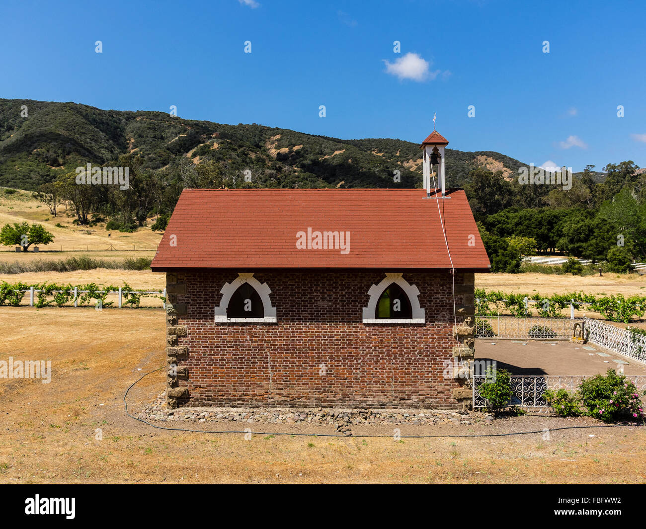Chapel of the Holy Cross Santa Cruz Island constructed in 1891 by the ...