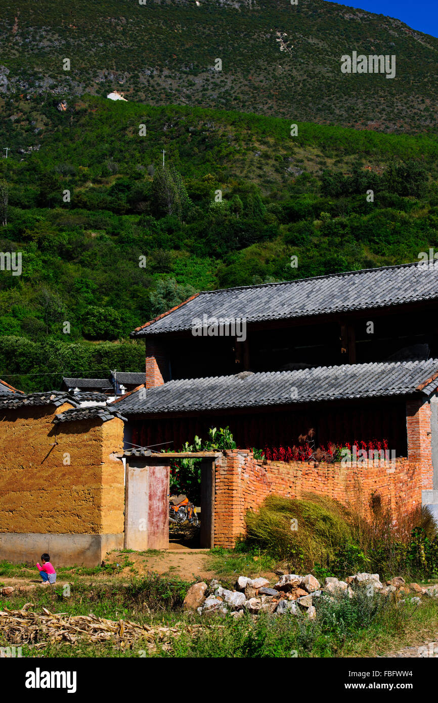 Old Theatre Inn,Village,surrounding countryside,Jiang River,Duanjiadeng ...