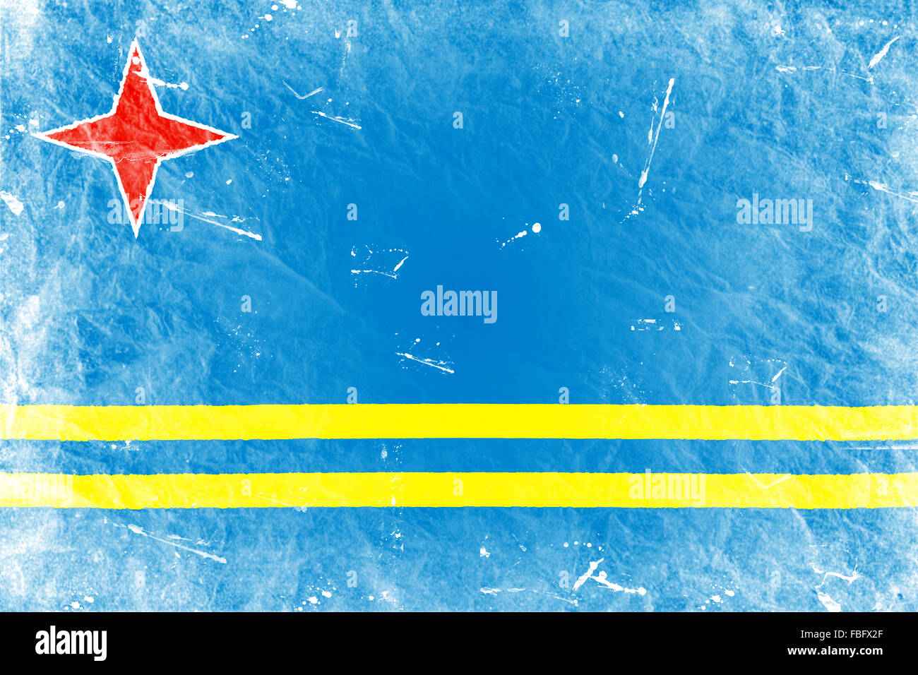 The Aruba Flag Stock Photo - Alamy