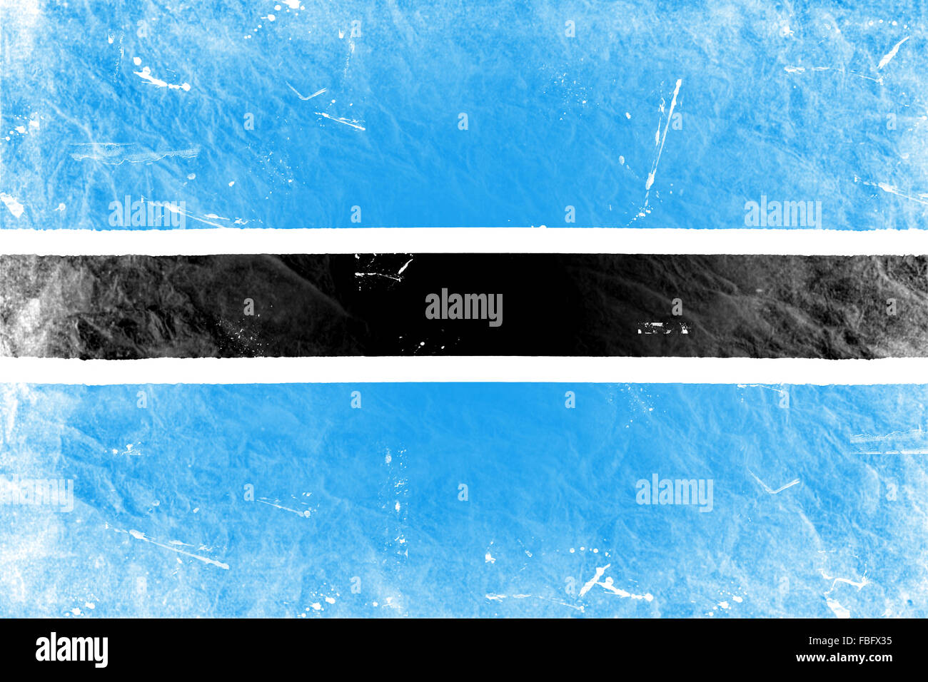 The Botswana flag Stock Photo - Alamy