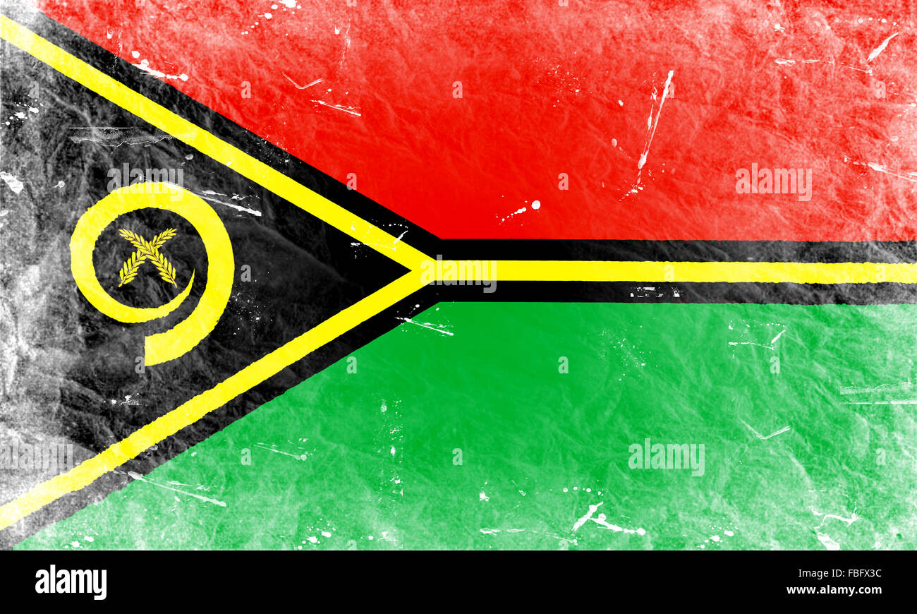 The Vanuatu flag Stock Photo - Alamy