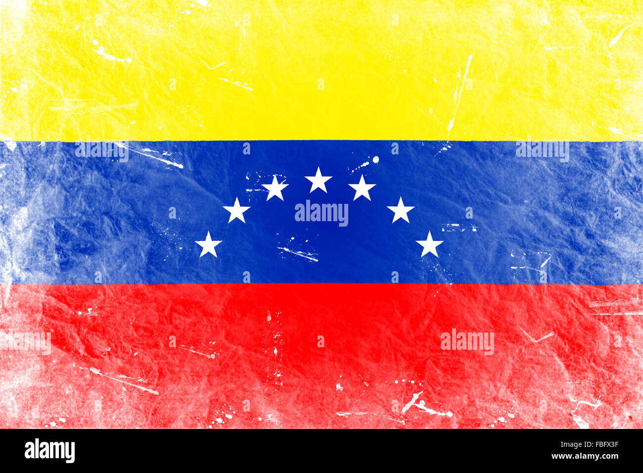The Venezuelan flag Stock Photo - Alamy