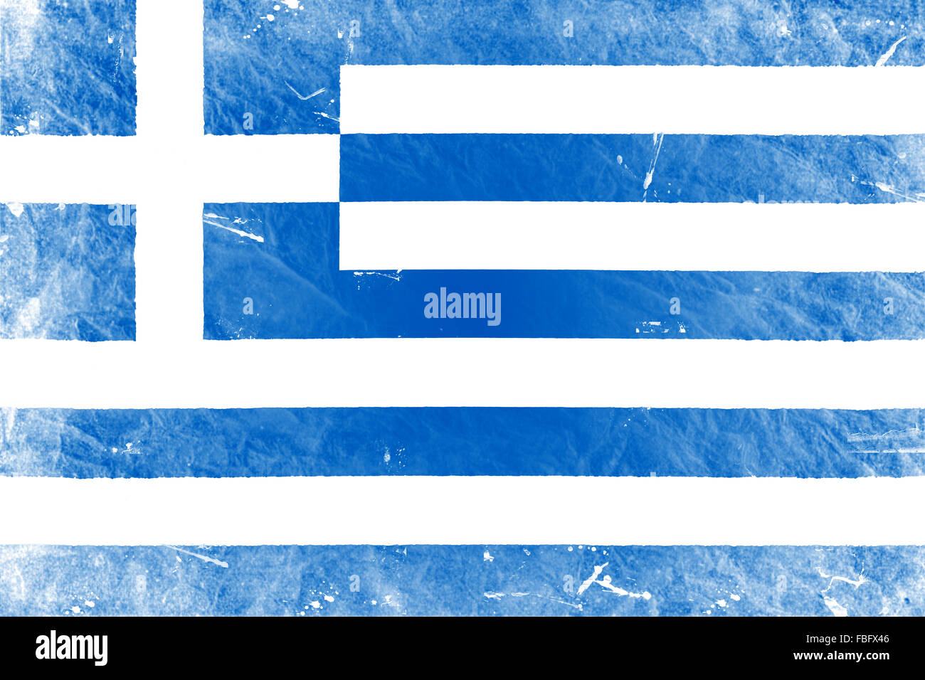 The Greek flag Stock Photo - Alamy