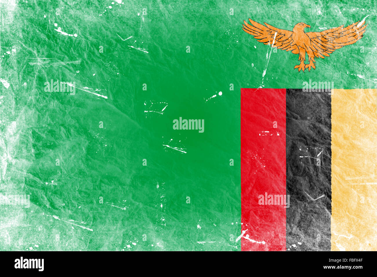 Zambian flag hi-res stock photography and images - Alamy