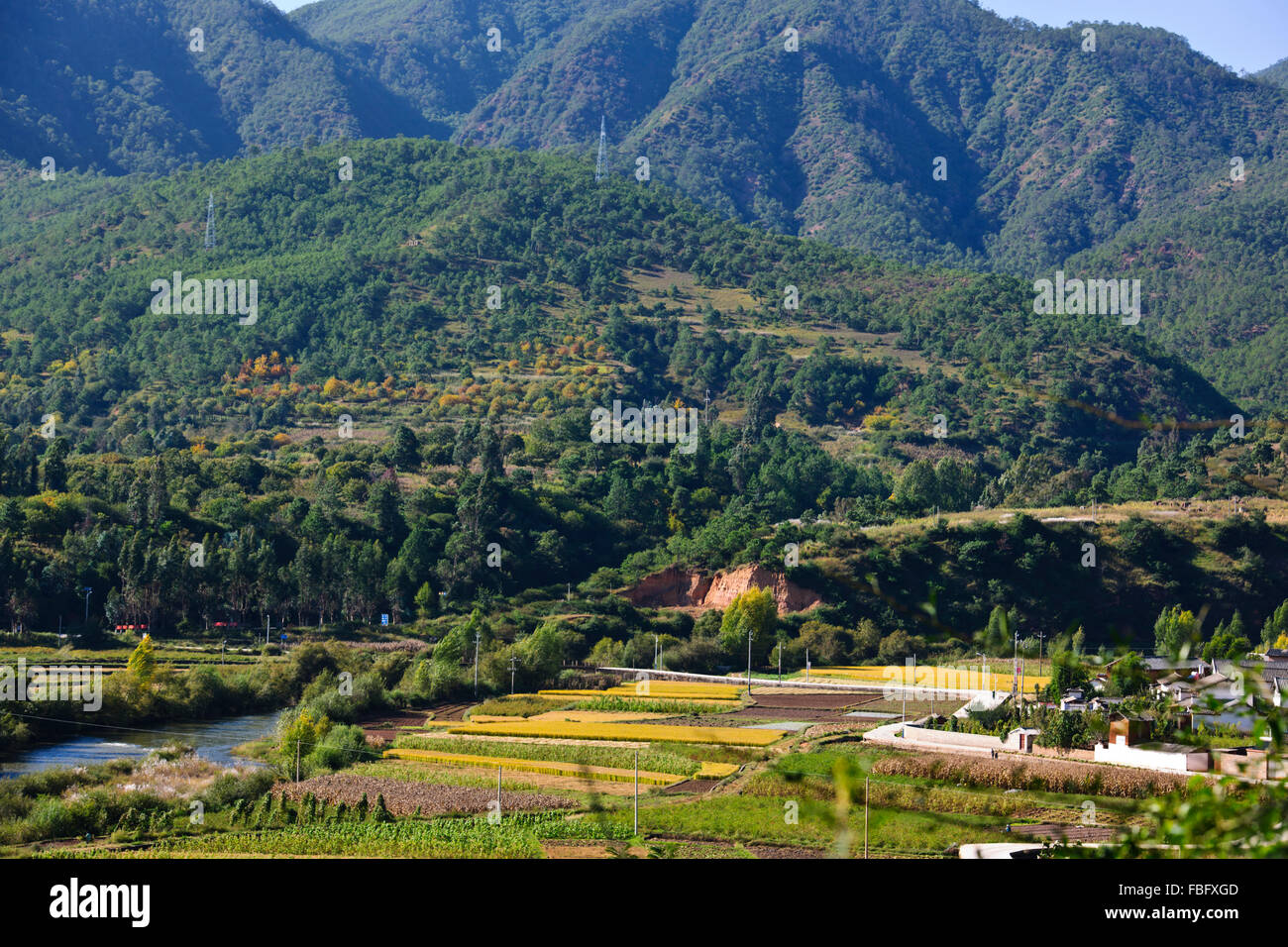 Old Theatre Inn,Village,surrounding countryside,Jiang River,Duanjiadeng ...