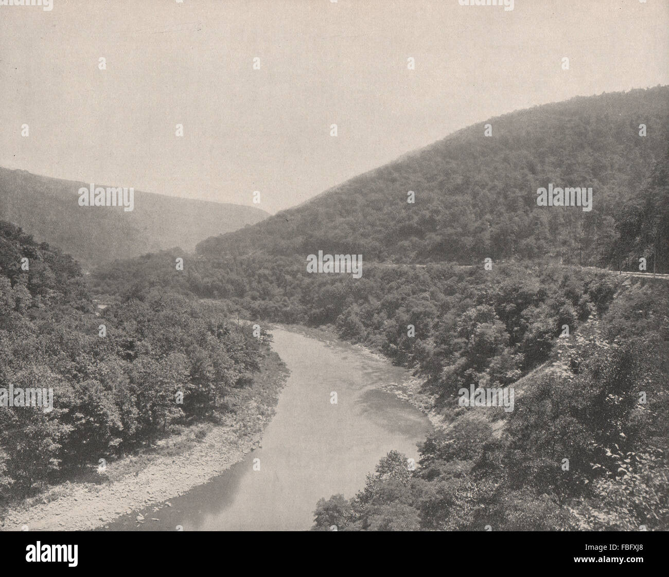 Packsaddle Gap, Conemaugh River, Alleghany Mountains, Pennsylvania ...