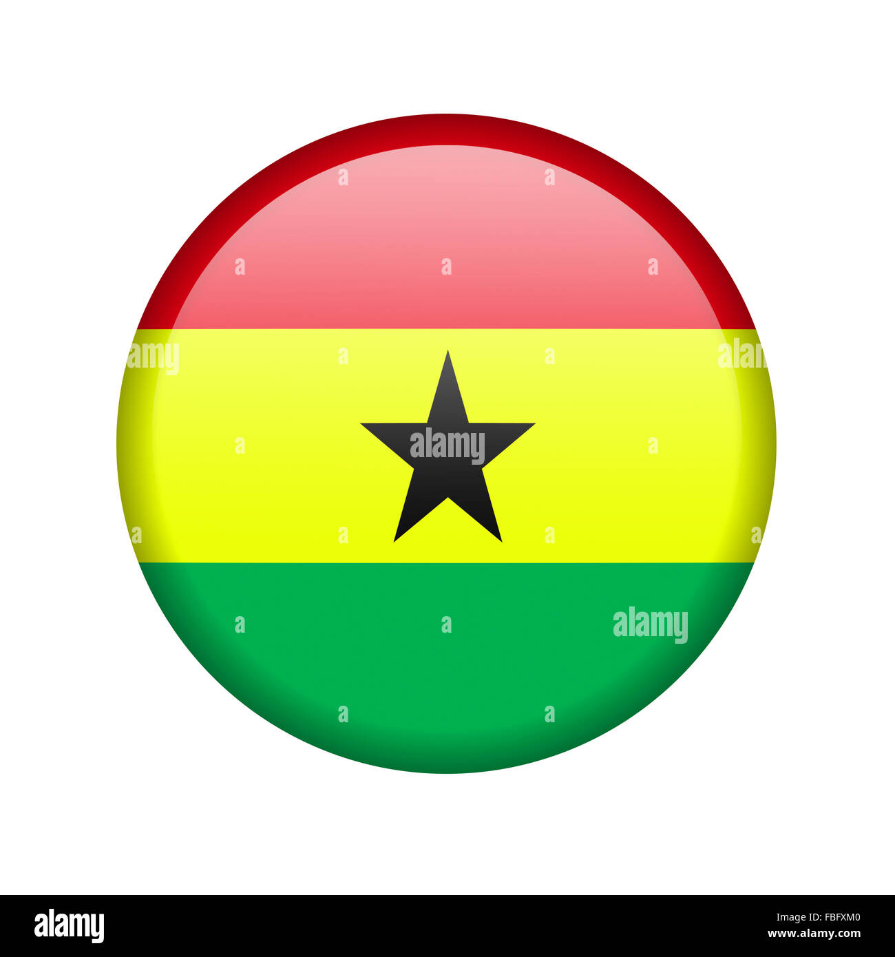 The Ghana flag Stock Photo - Alamy