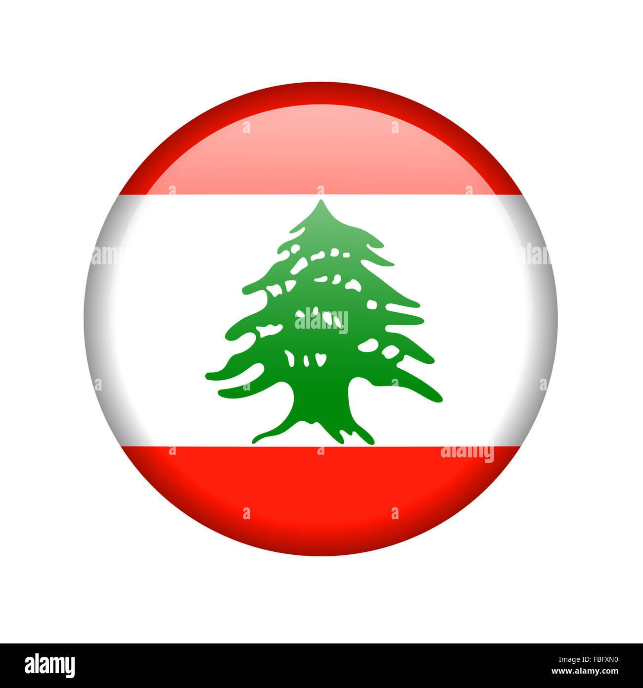 The Lebanese flag Stock Photo - Alamy