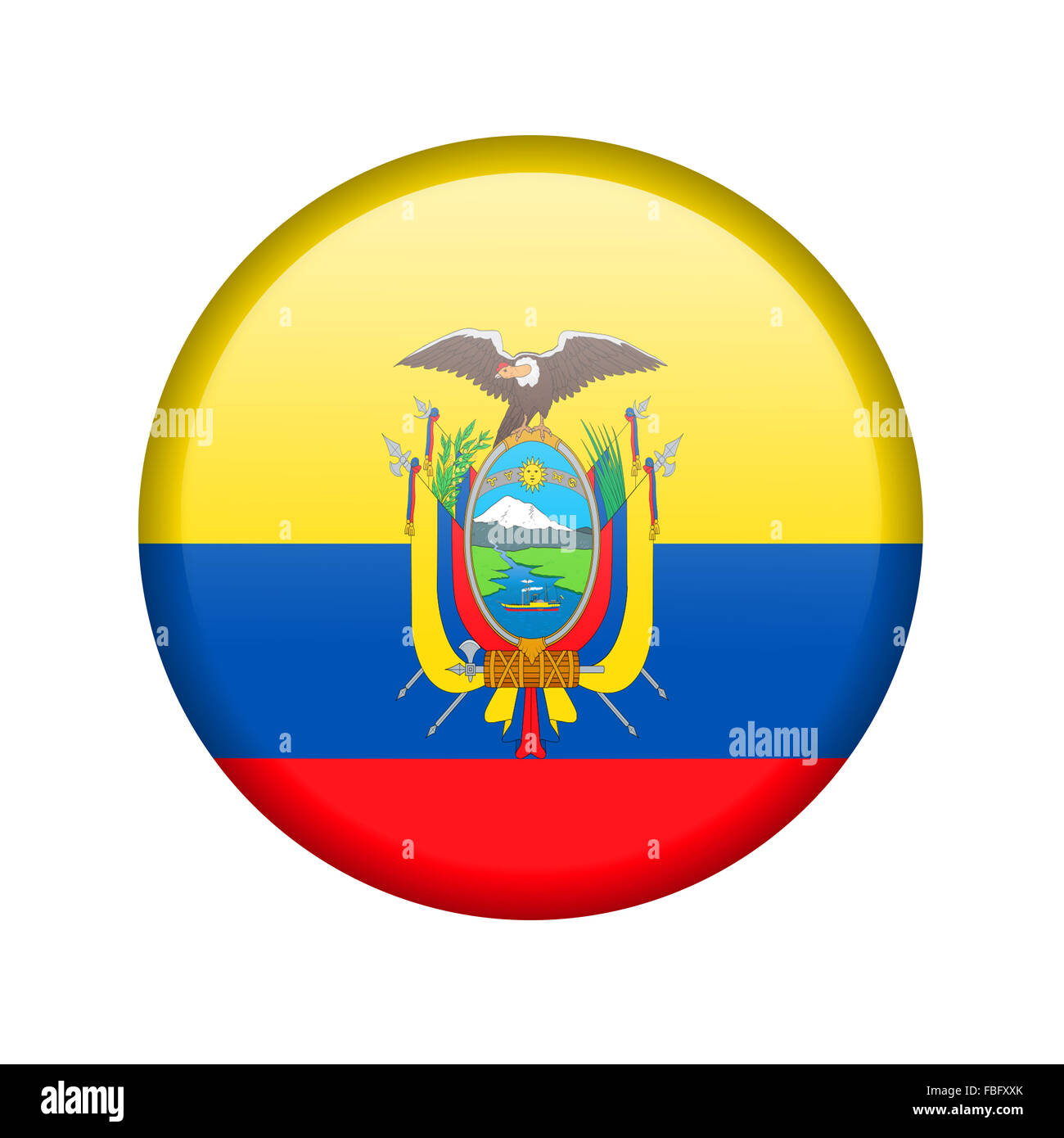 The Ecuador flag Stock Photo - Alamy