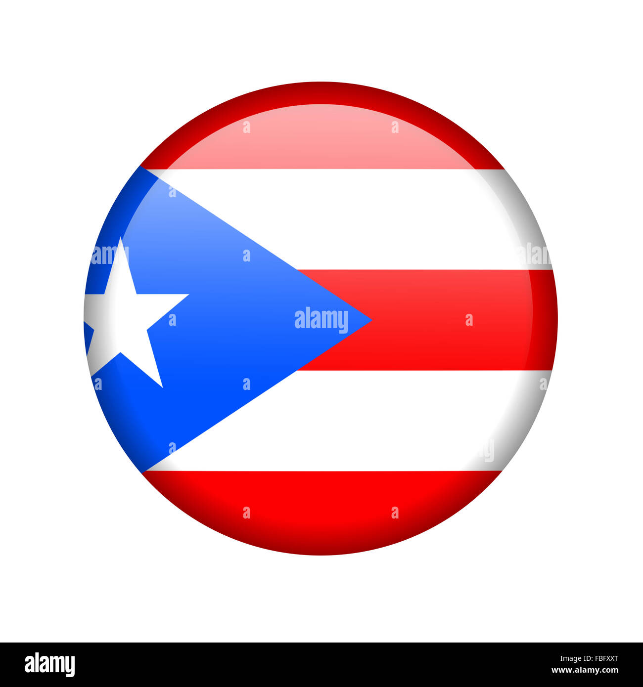 The Puerto Rico flag Stock Photo - Alamy
