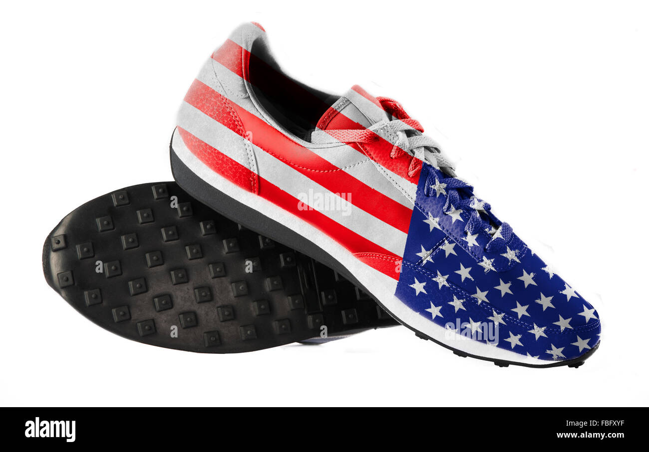 Usa american flag football Cut Out Stock Images & Pictures - Alamy