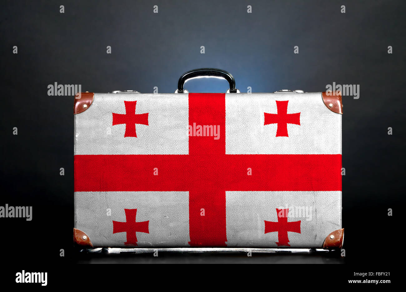 The Georgian flag Stock Photo - Alamy