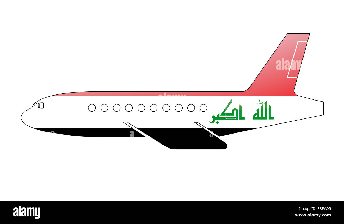 Flag iraq national country Cut Out Stock Images & Pictures - Alamy