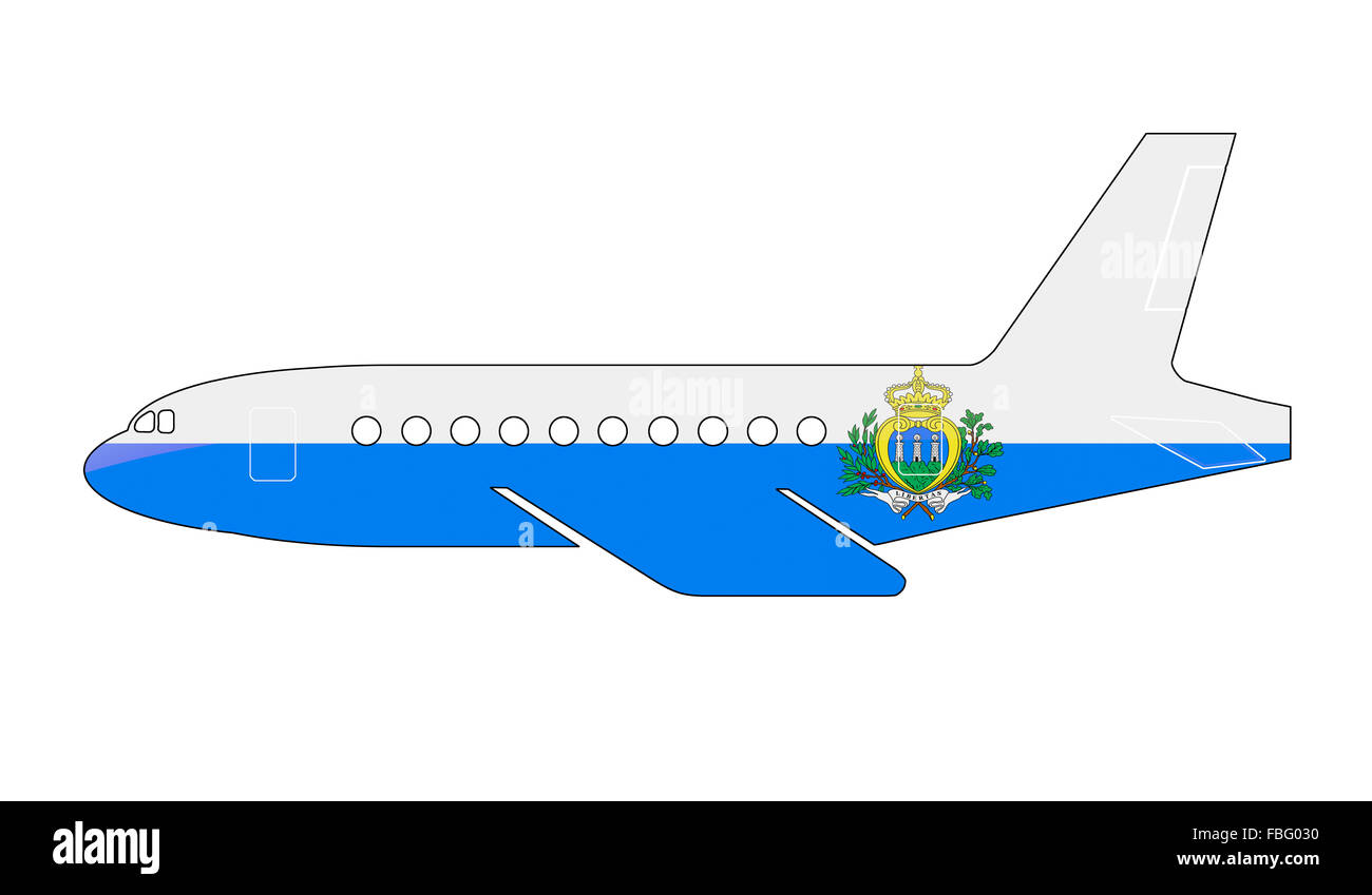 Flag of san marino Cut Out Stock Images & Pictures - Alamy