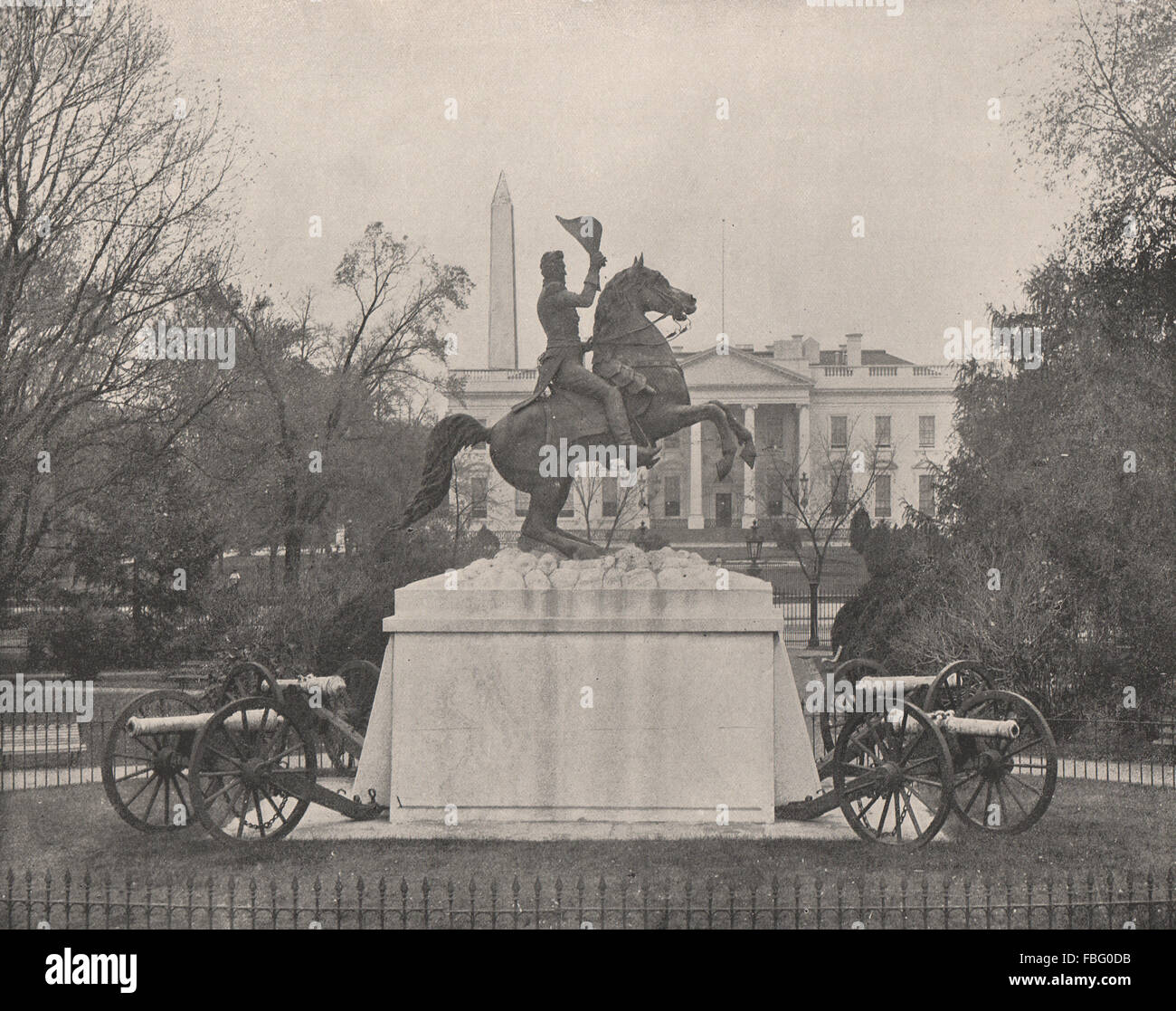 President Andrew Jackson statue (Mills), Lafayette Square, Washington ...