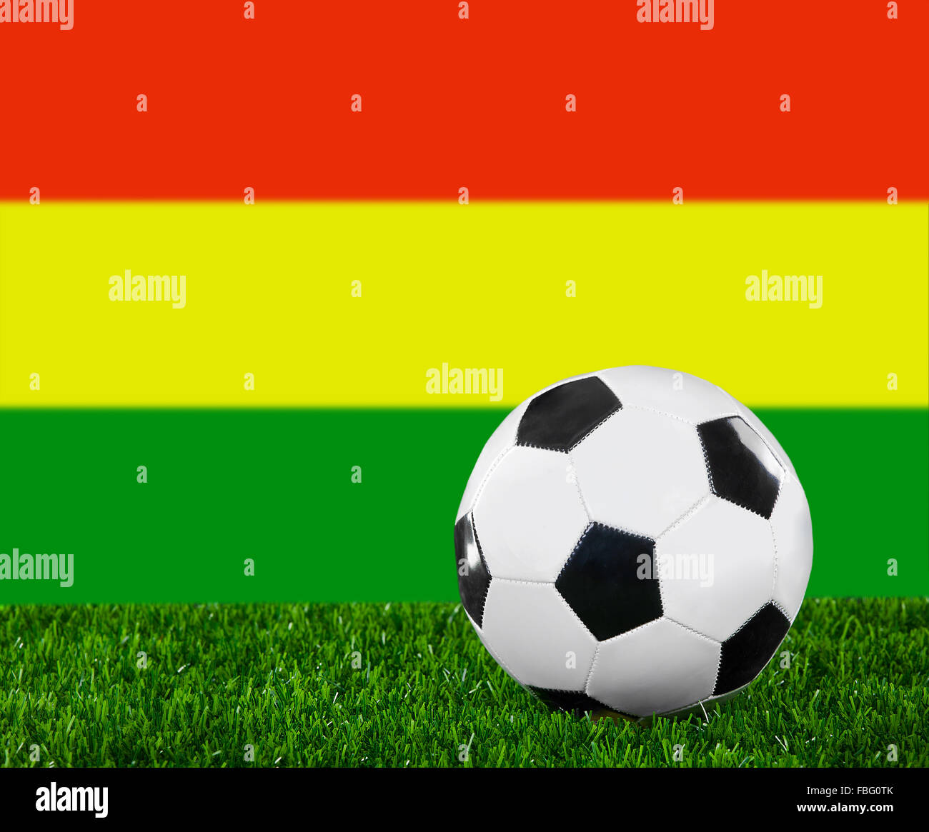 The Bolivian flag Stock Photo - Alamy