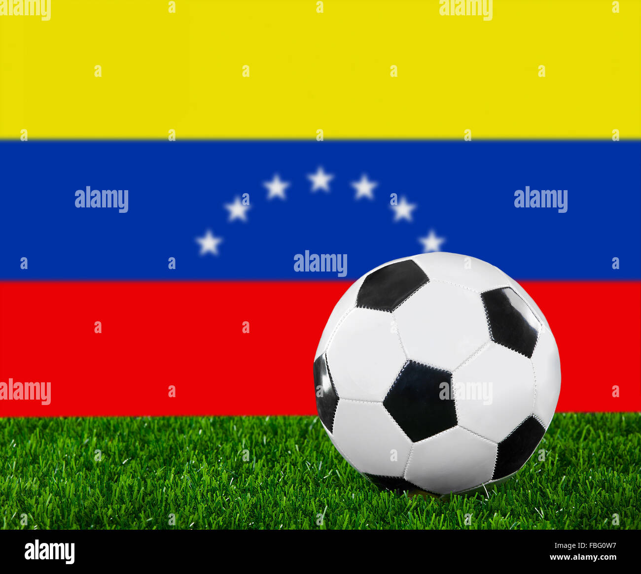 The Venezuelan flag Stock Photo - Alamy