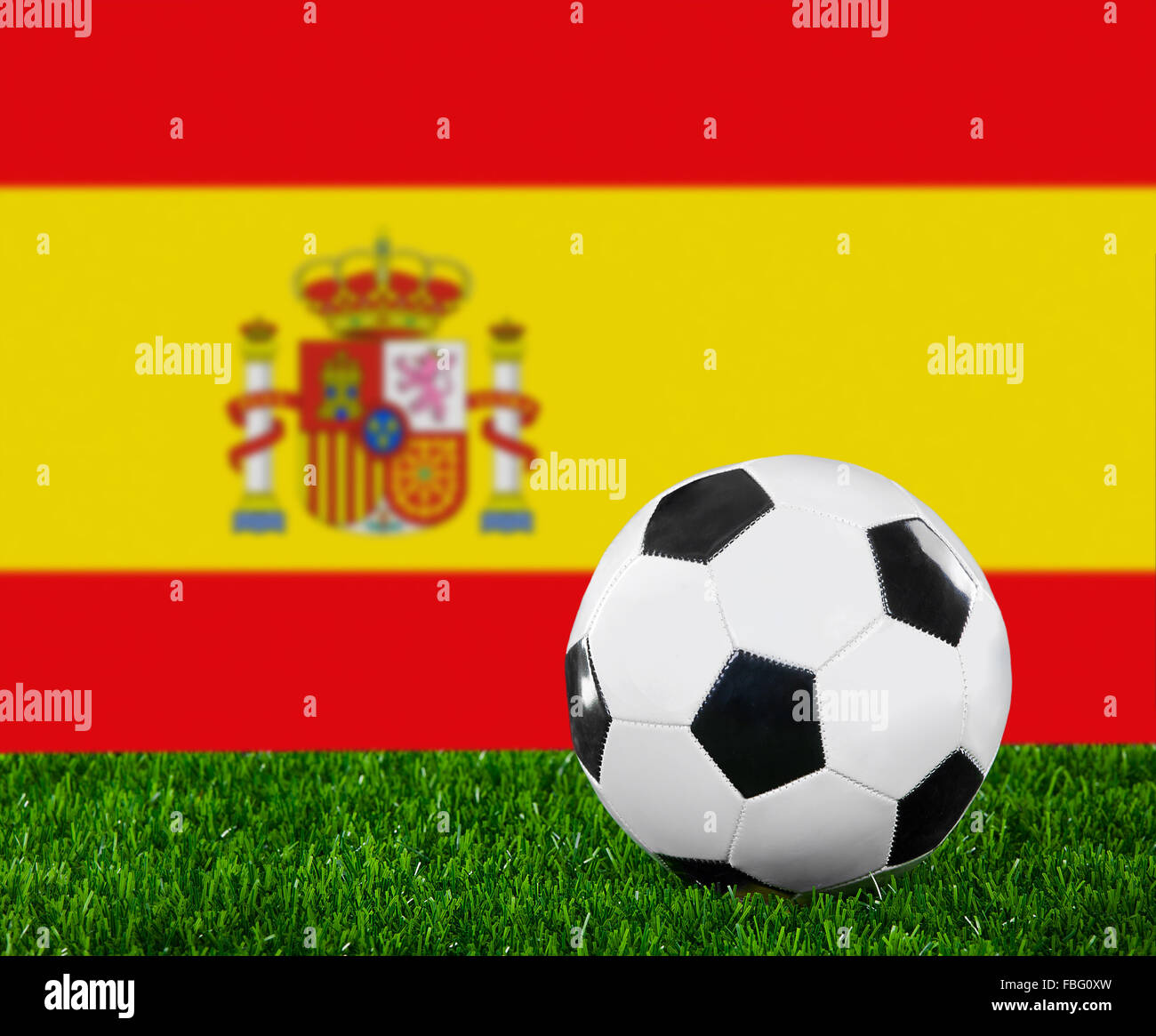 Spanish flag soccer ball hi-res stock photography and images - Alamy