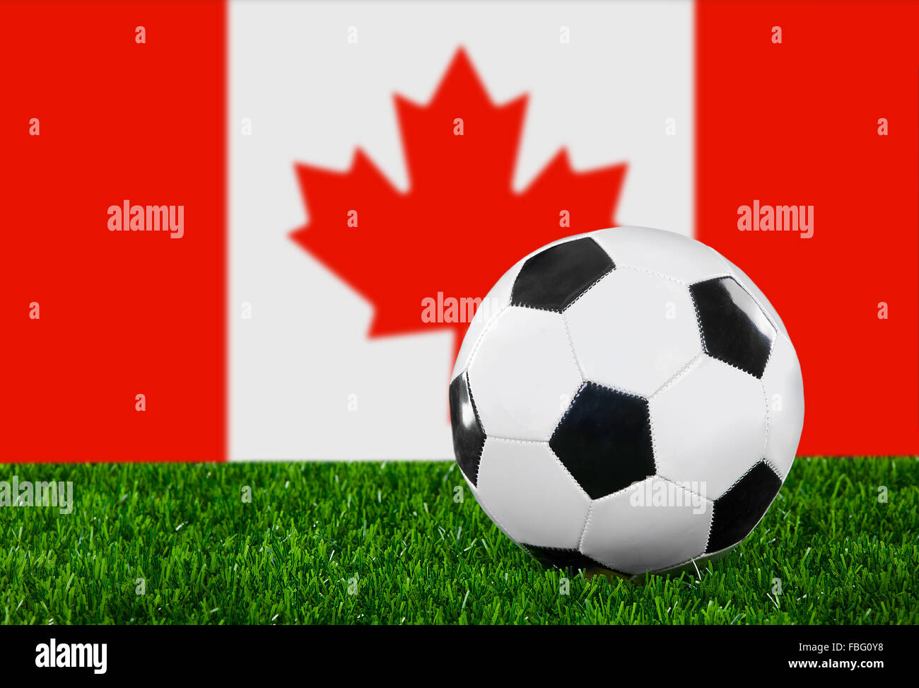 The Canadian flag Stock Photo - Alamy