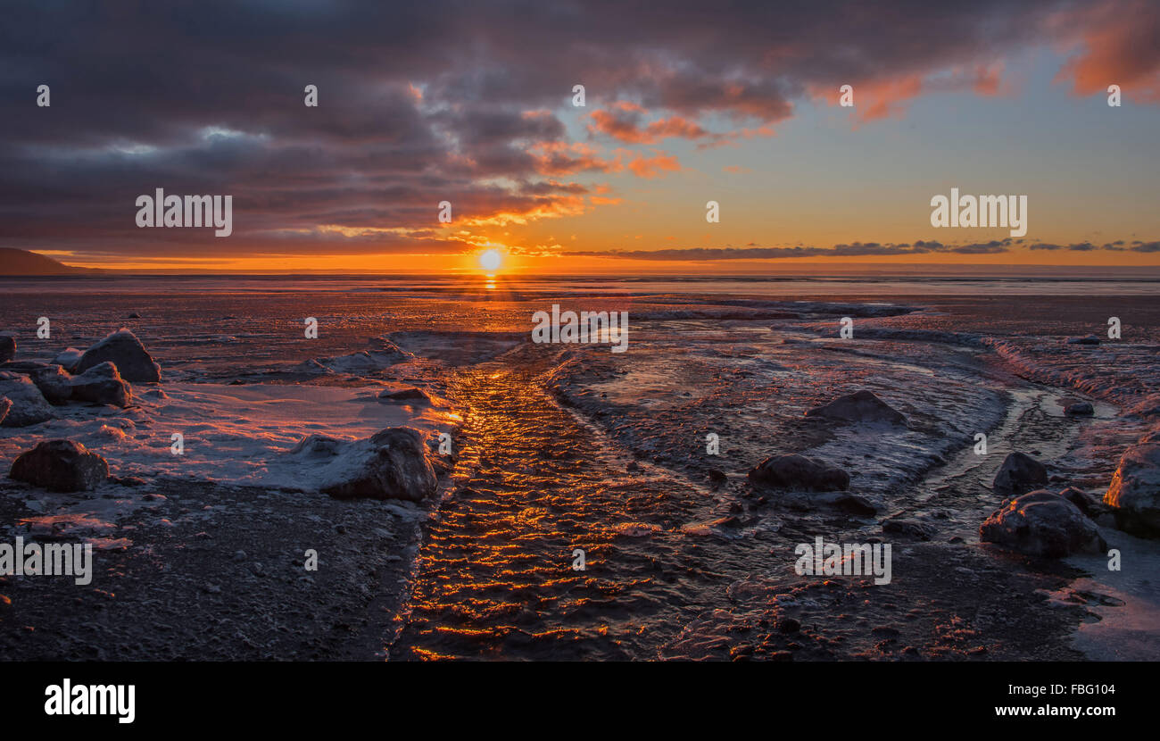 Alaska sunset hi-res stock photography and images - Alamy