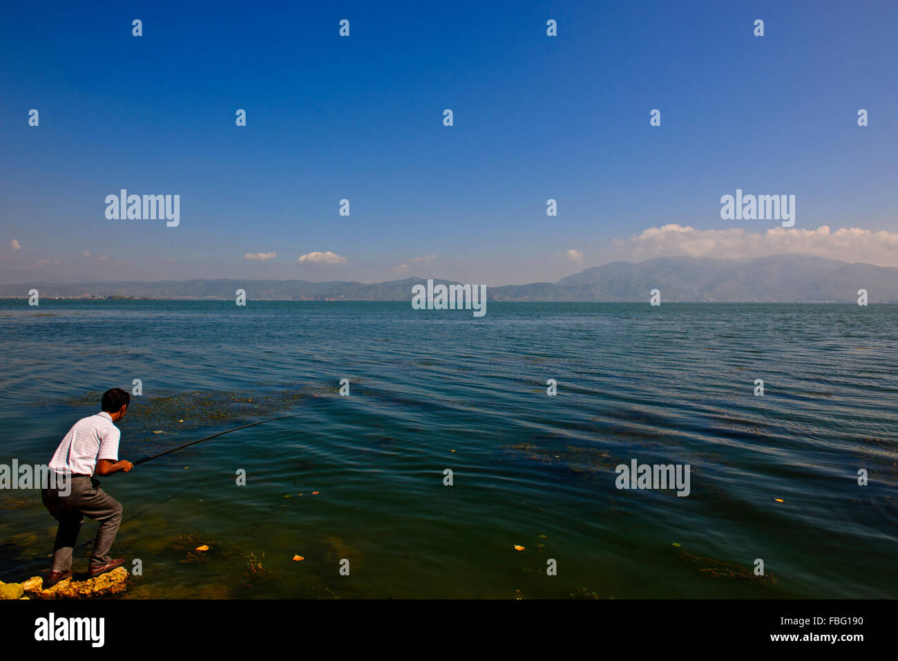 Er Hai Lake, 12 miles east of Dali.,Dali,Yunnan Province, PRC, People's ...