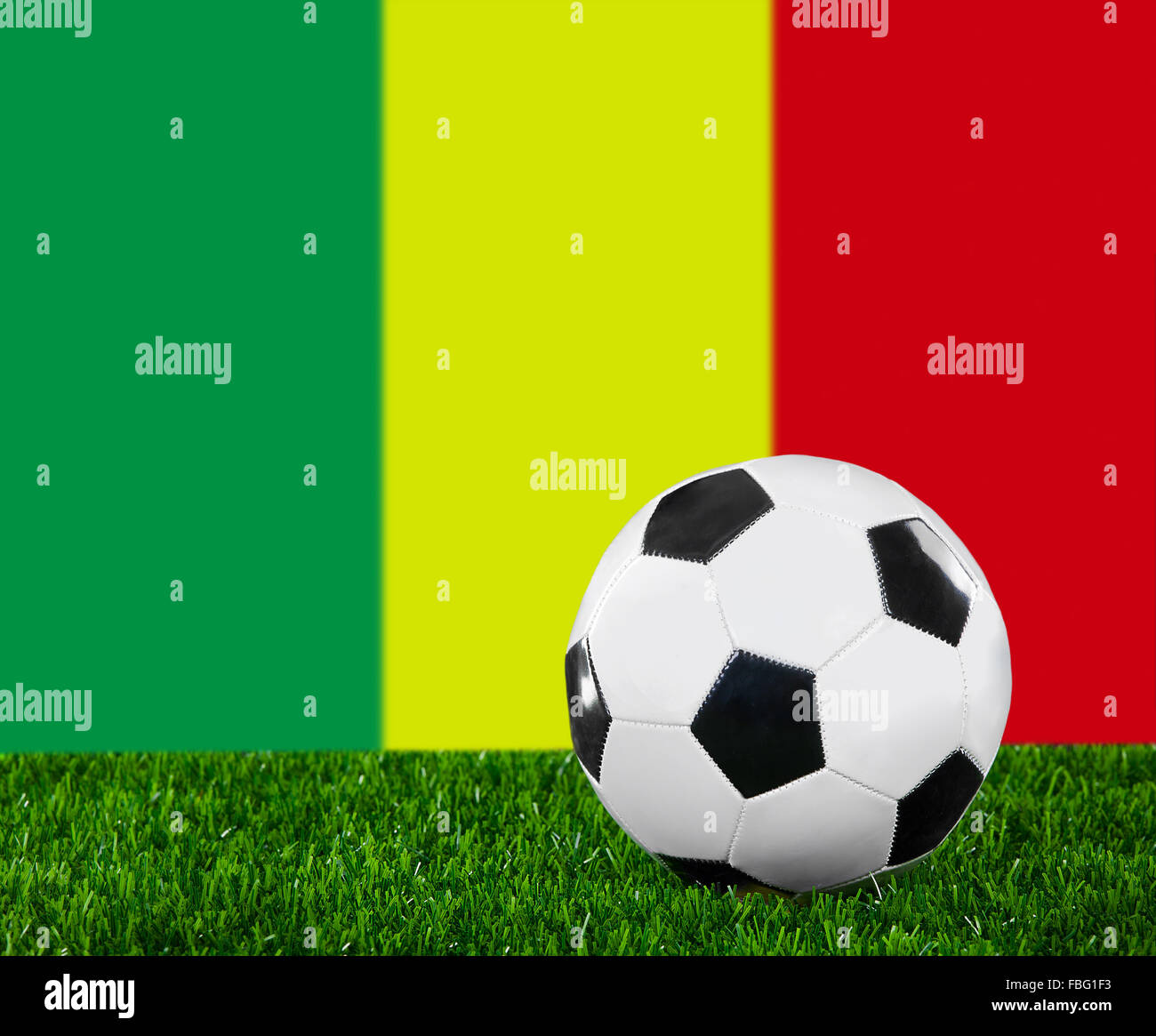 The Malian flag Stock Photo - Alamy