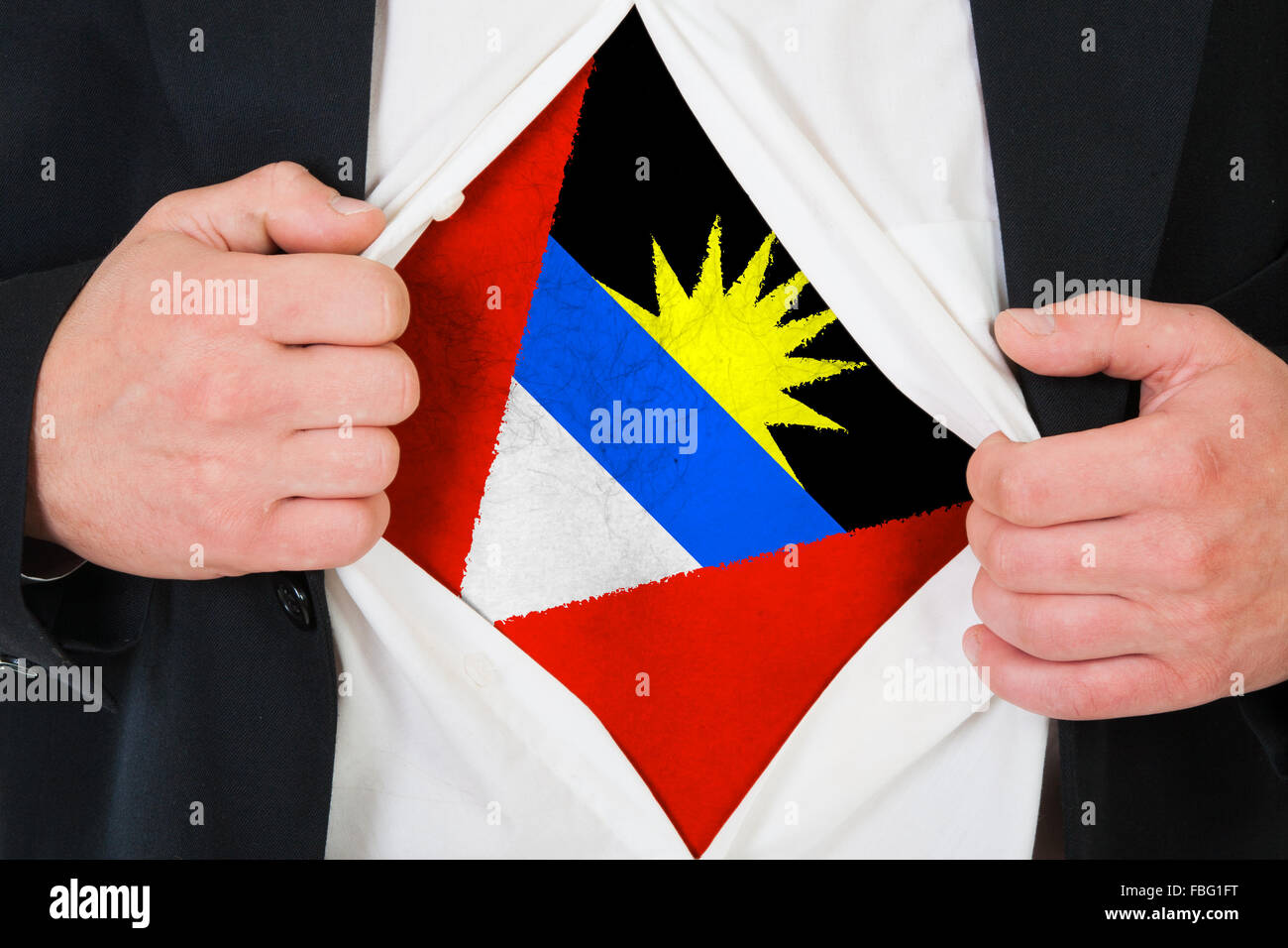Flag antigua barbuda patriotism national hi-res stock photography and ...