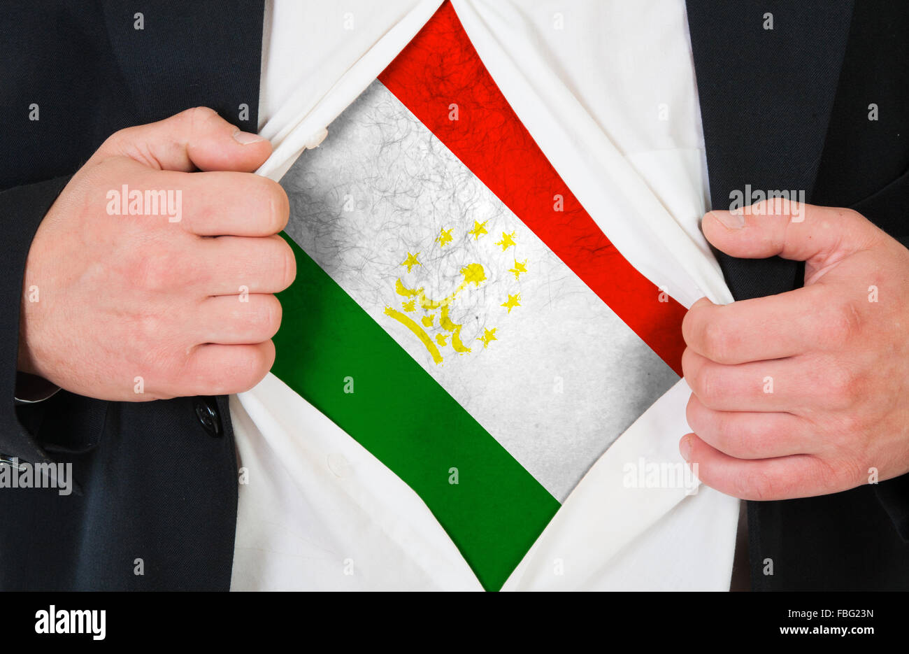 The Tajik flag Stock Photo - Alamy