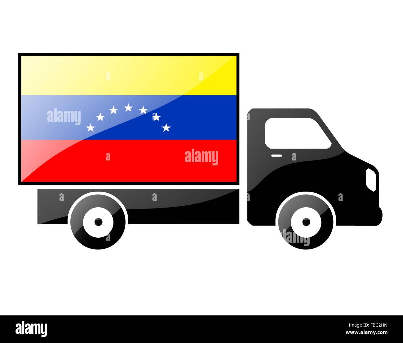 The Venezuelan flag Stock Photo - Alamy