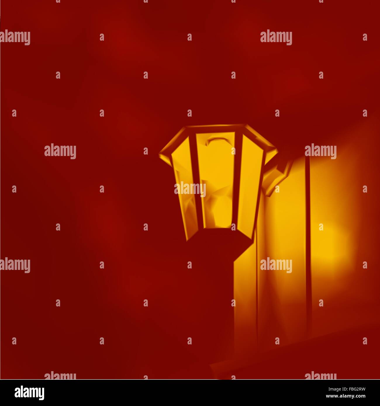 lamp street lights vector illustration background mesh Stock Vector ...